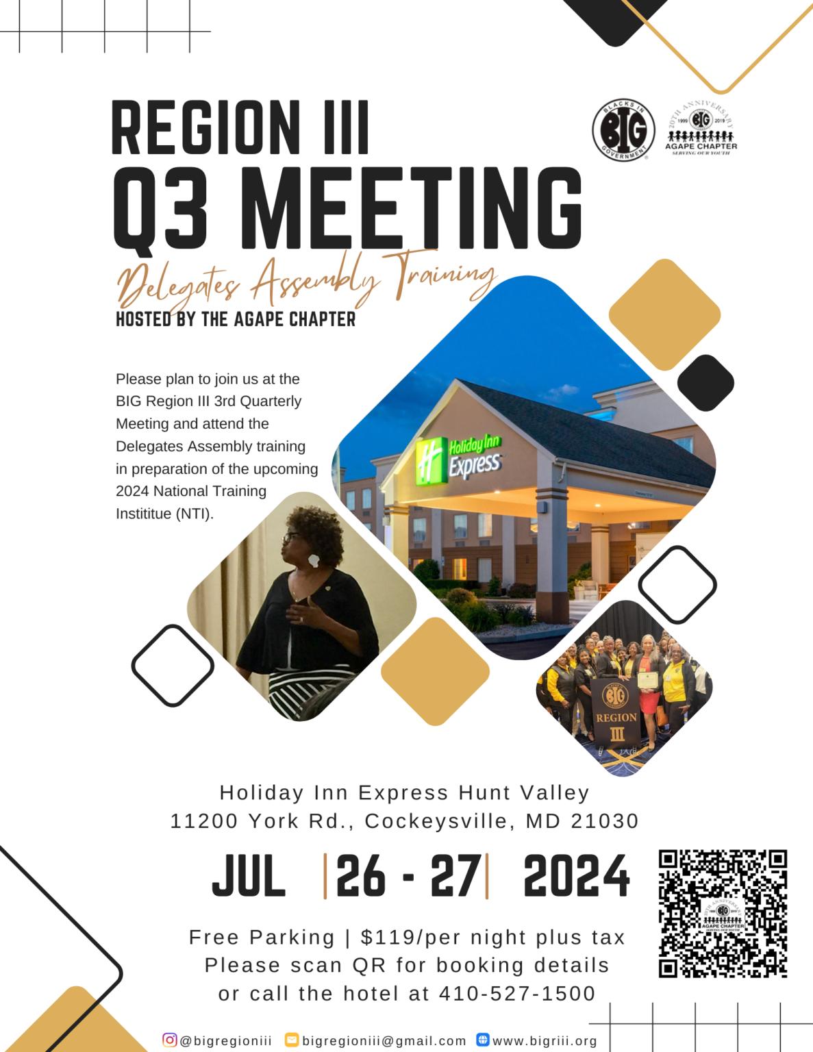 Region III – 3rd Quarterly Meeting Information – BIG Region III